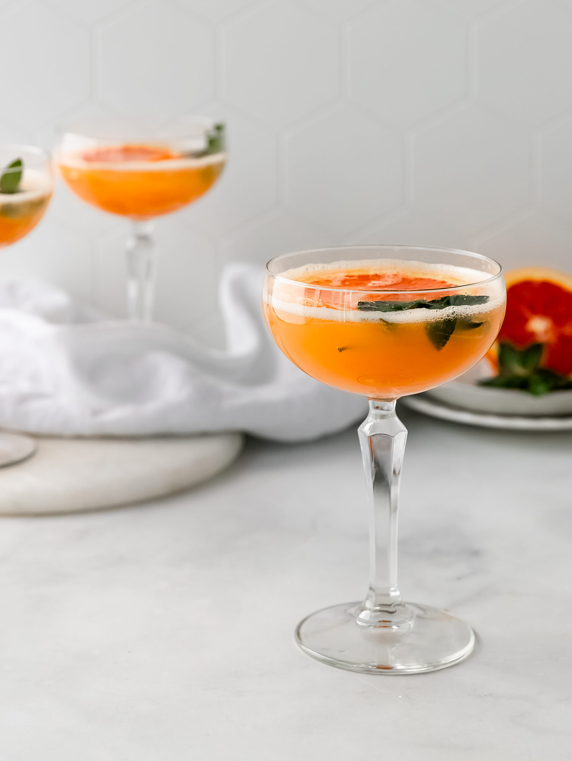 cara cara orange champagne cocktail - Olives + Thyme