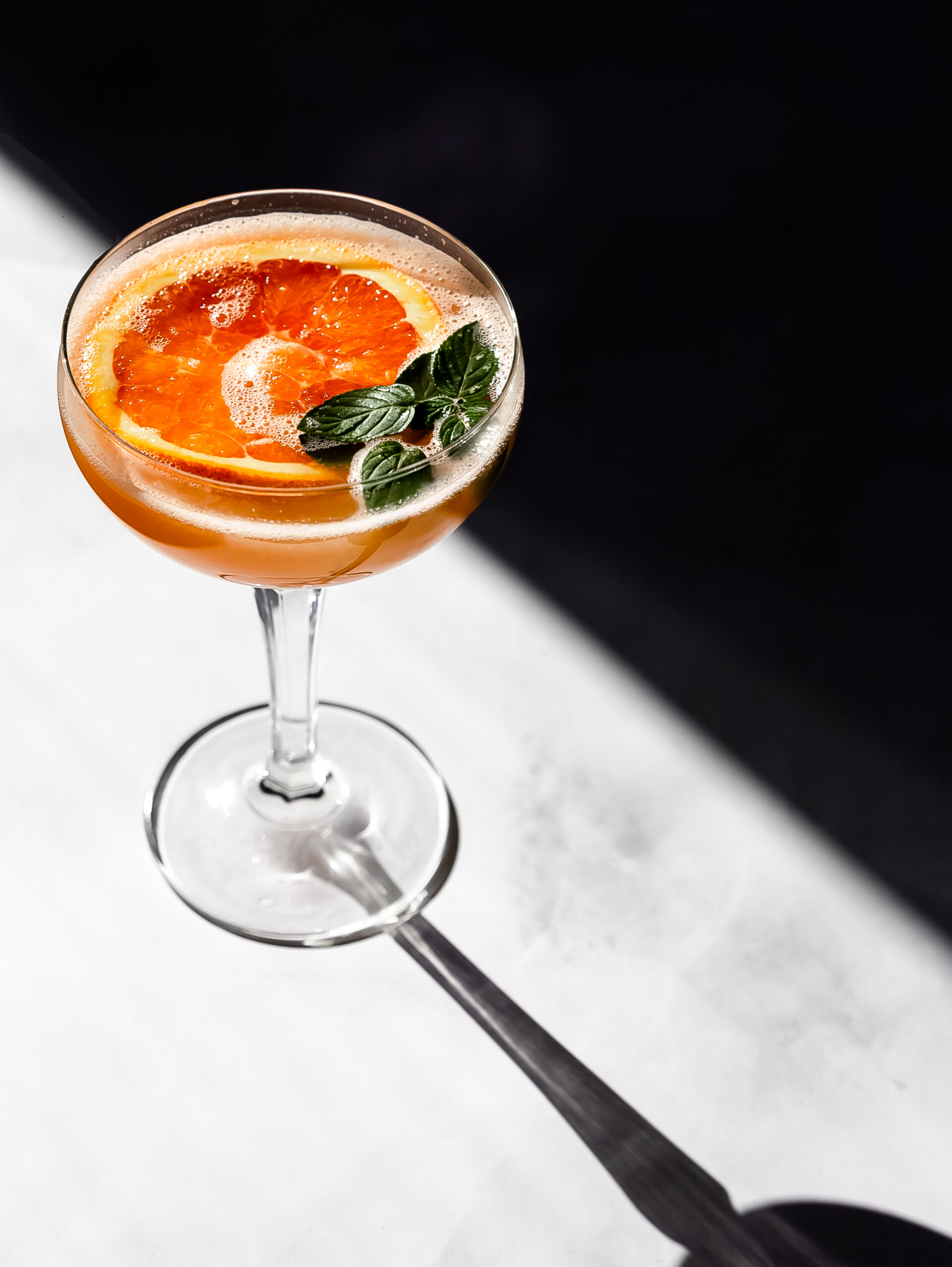 cara cara orange champagne cocktail - Olives + Thyme
