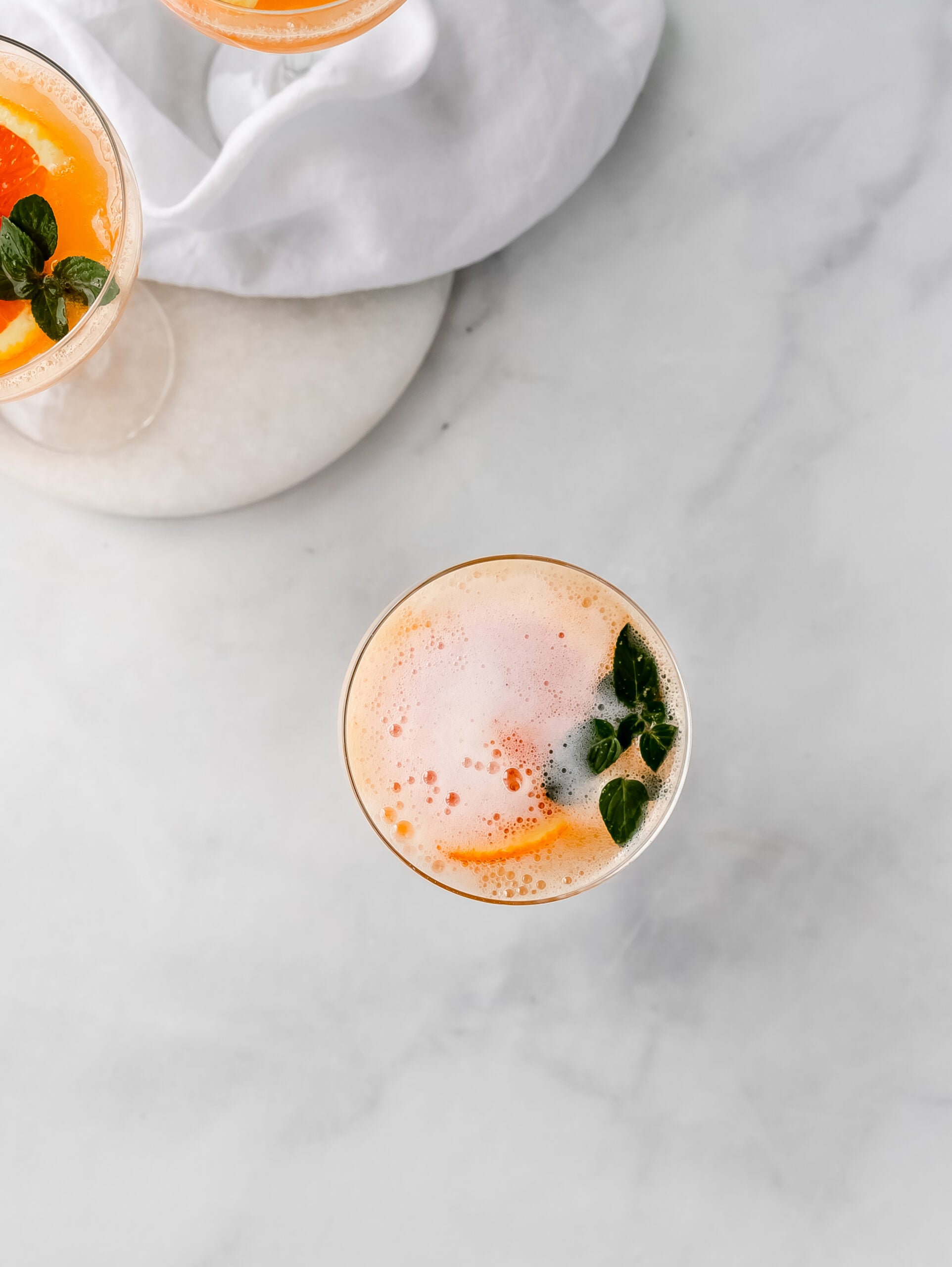 cara cara orange champagne cocktail - Olives + Thyme