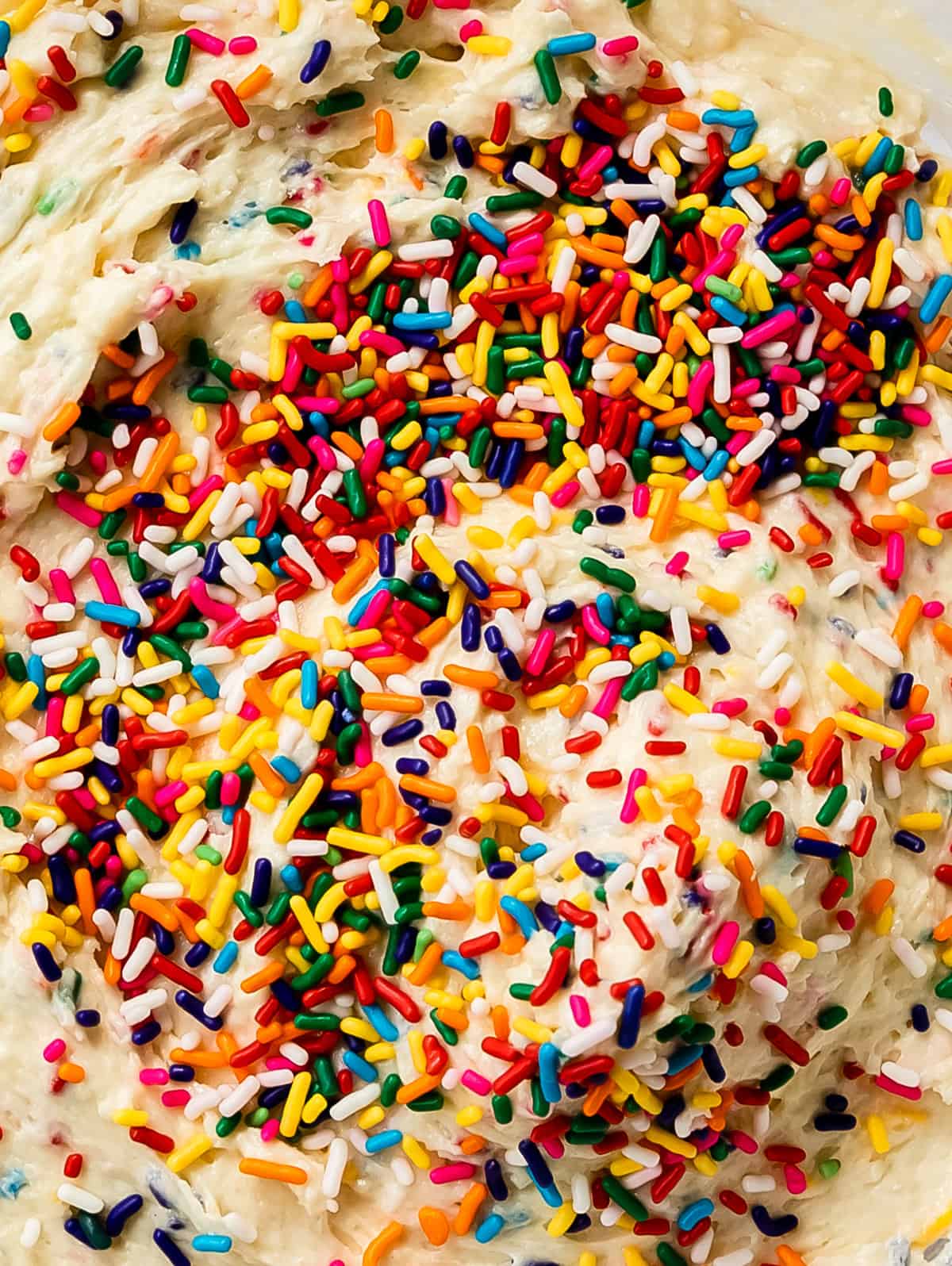Funfetti Vanilla Pound Cake (with vanilla buttercream) - Olives + Thyme