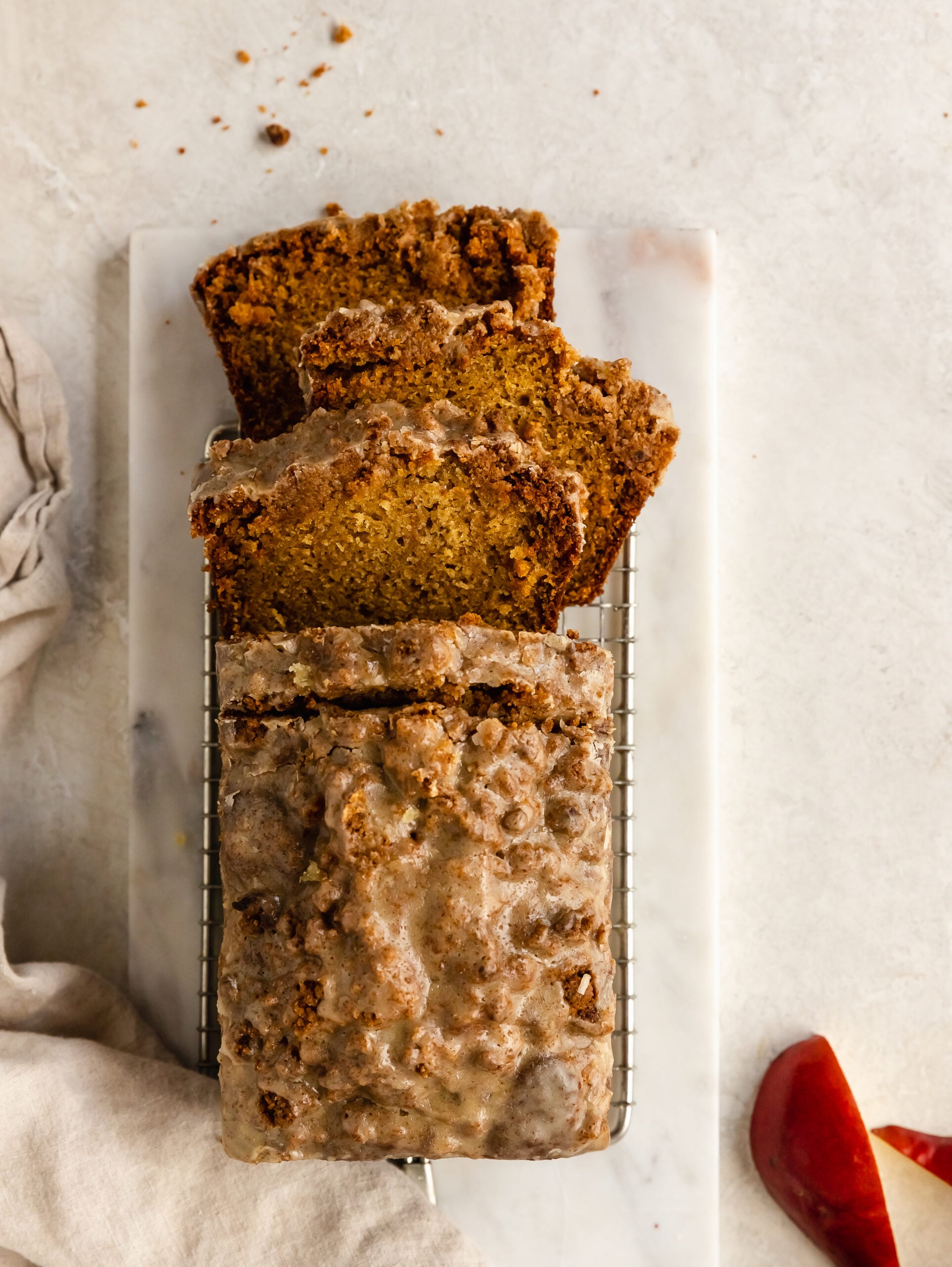 cardamom pear loaf cake - Olives + Thyme