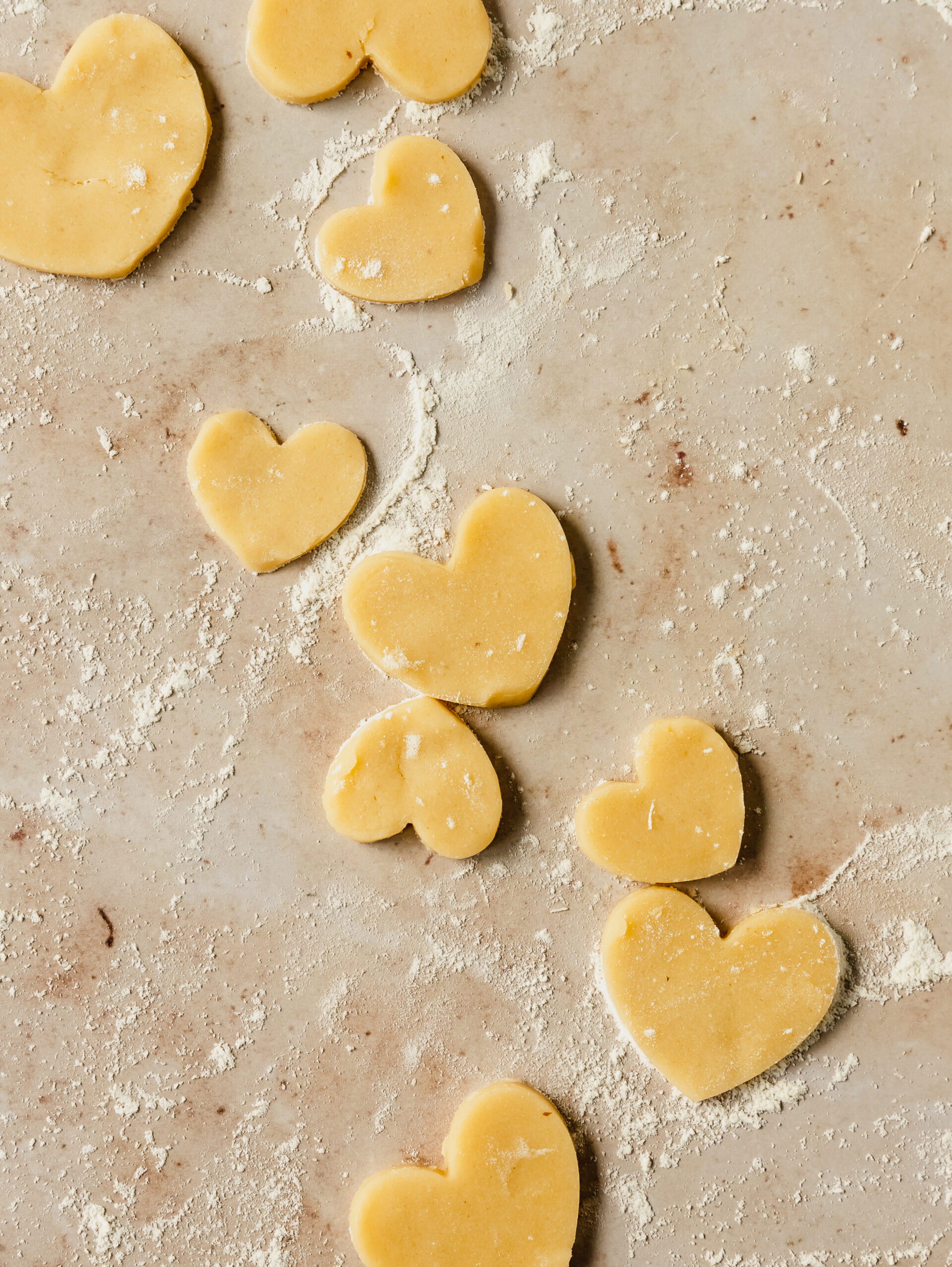 marbled heart sugar cookies - Olives + Thyme - Cookies