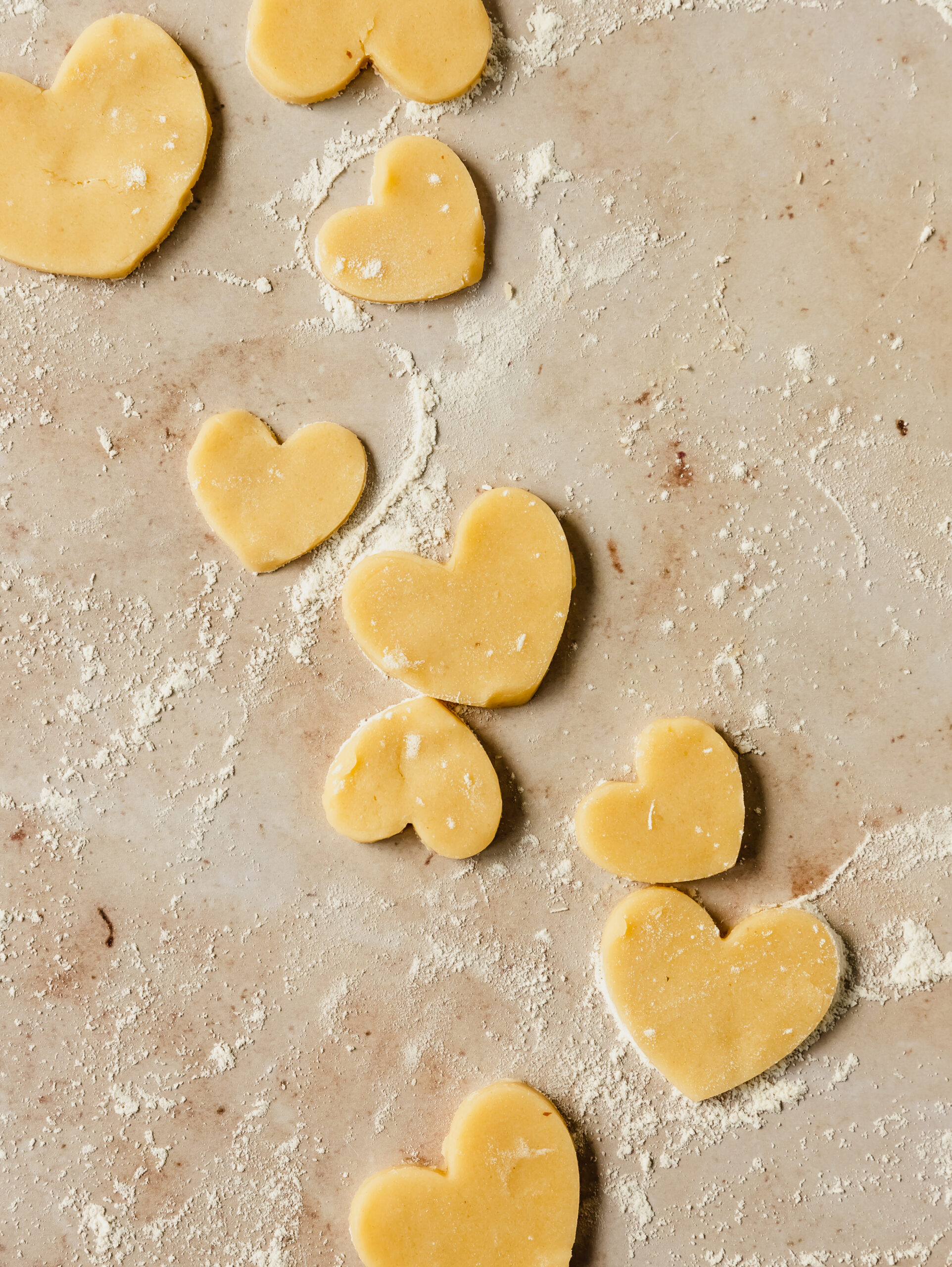 marbled heart sugar cookies - Olives + Thyme - Cookies