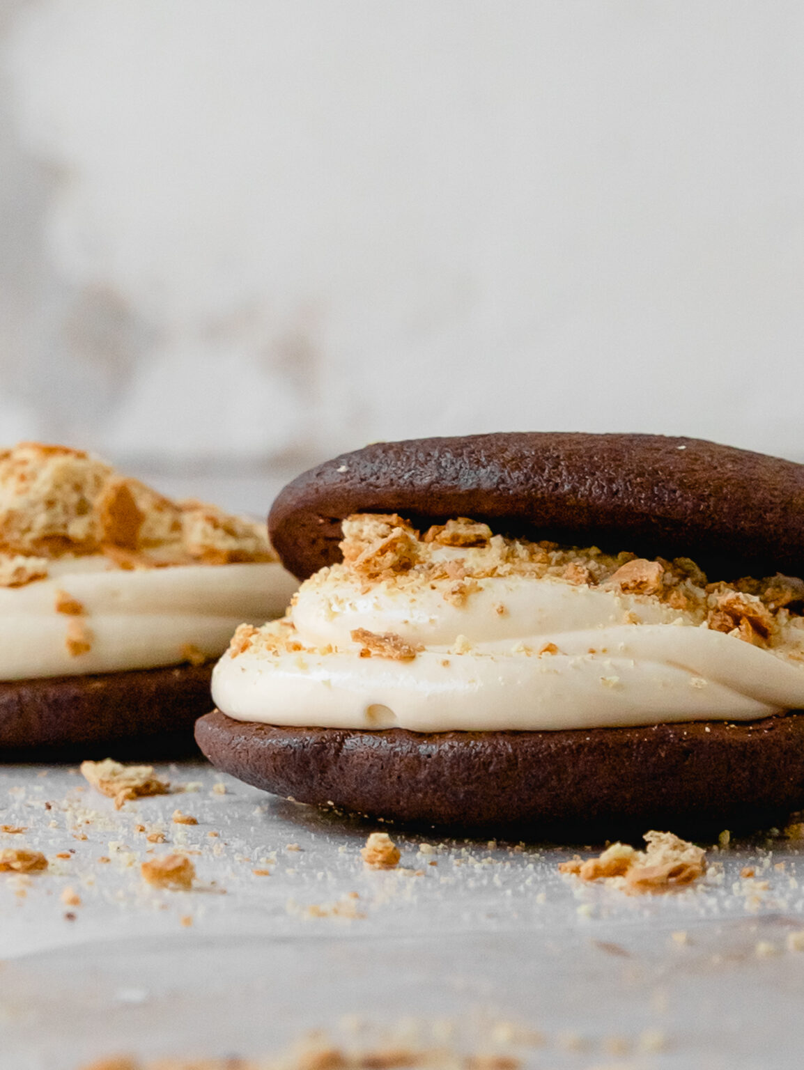 s'mores whoopie pies (cakey cookies) - Olives + Thyme