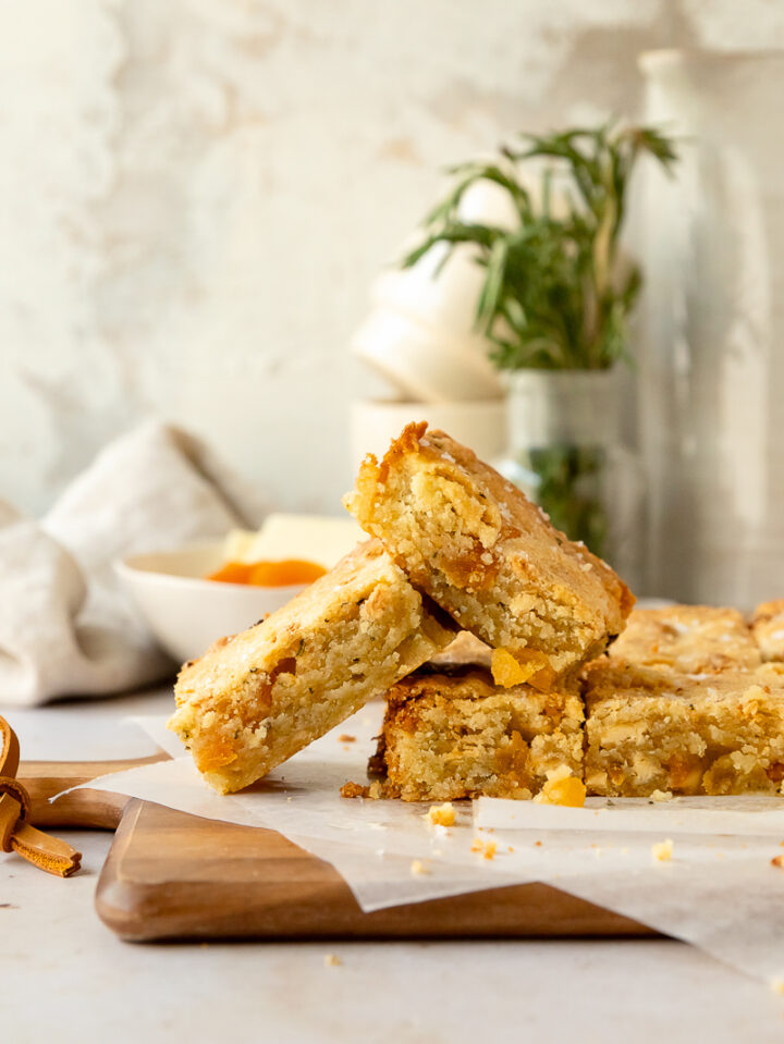 Apricot Cookie Bars - Olives + Thyme