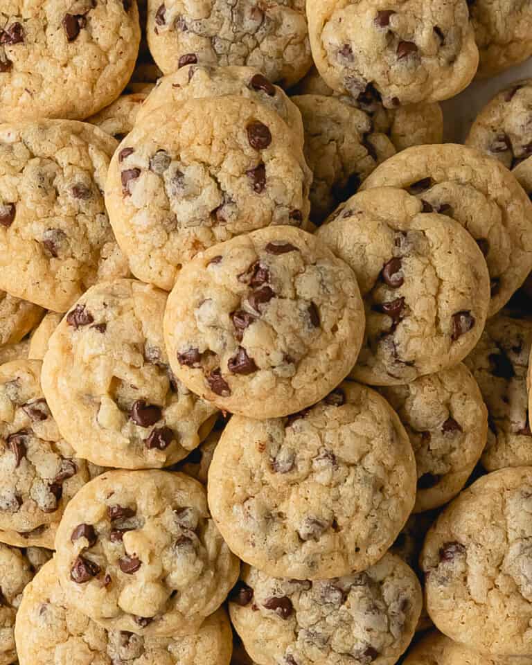 Mini Chocolate Chip Cookies (Cookie Bites) - Olives + Thyme