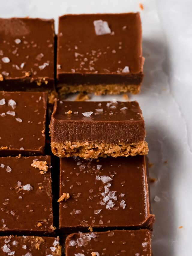 Chocolate Tahini Freezer Fudge | Olives + Thyme