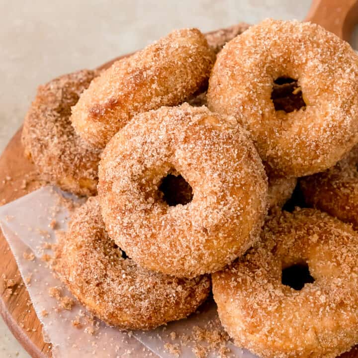 Cinnamon Sugar Donuts (Baked Donut Recipe) - Olives + Thyme