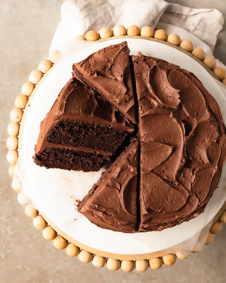 Matilda's Chocolate Cake (Easy Fudge Cake) - Olives + Thyme