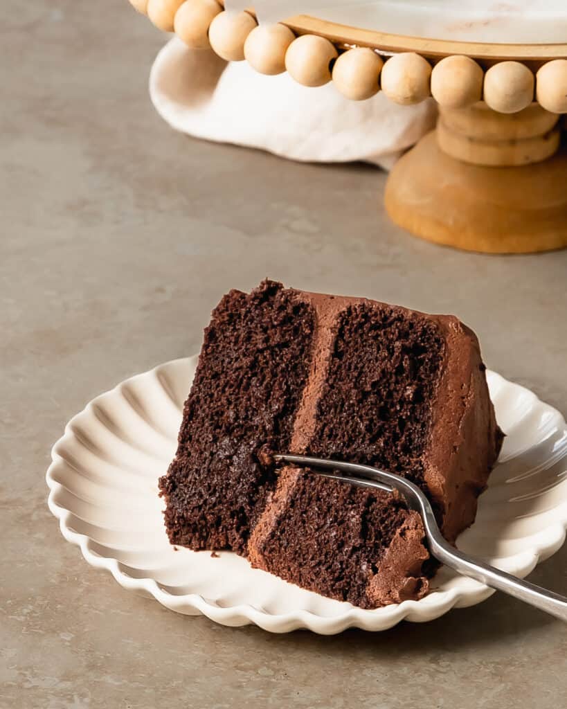 Matilda's Chocolate Cake (Easy Fudge Cake) - Olives + Thyme