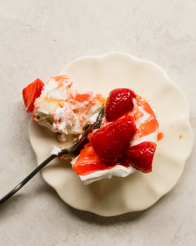 Strawberry Angel Food Cake - Olives + Thyme