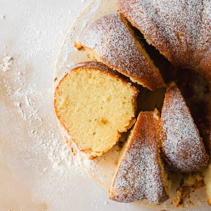 Vanilla Pound Cake (Moist, Rich and Buttery Recipe) - Olives + Thyme