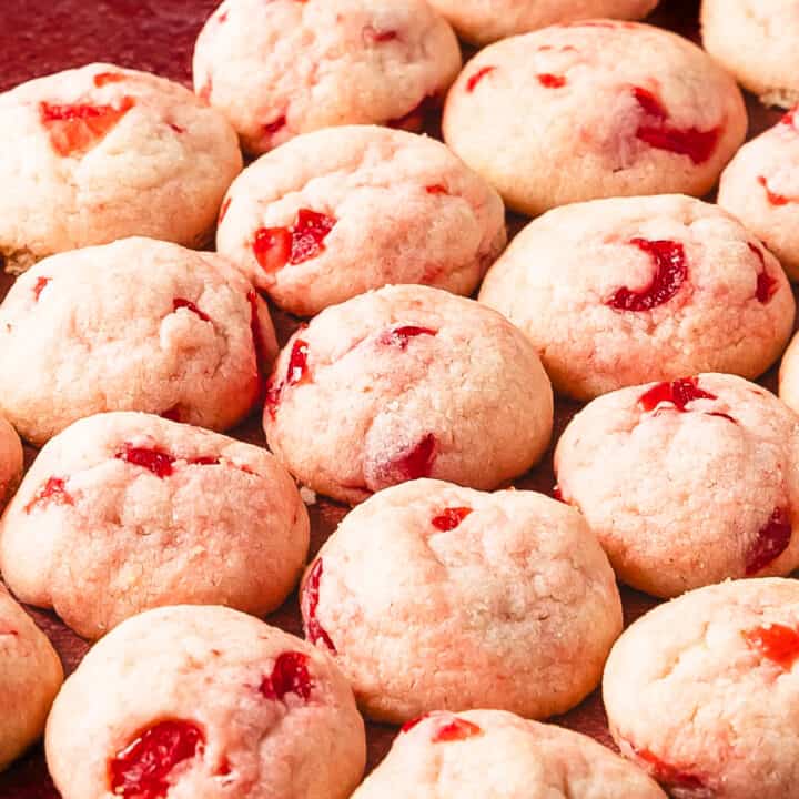 Cherry Cookies (Quick and Easy Recipe) - Olives + Thyme