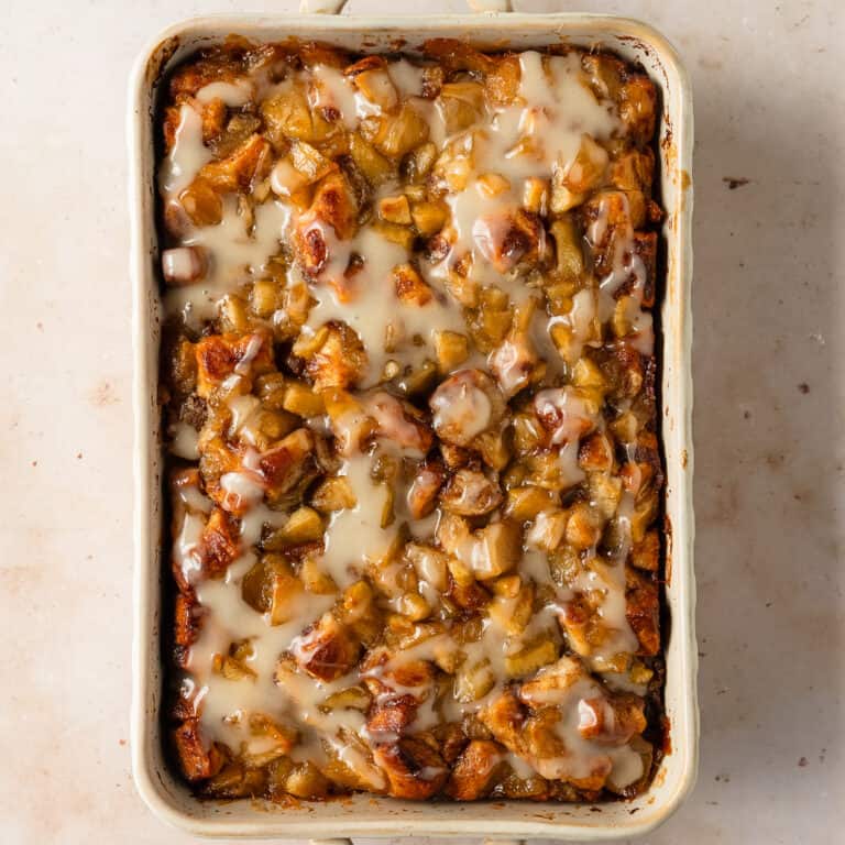 Cinnamon Rolls and Apple Pie Filling (Easy Bake Recipe) - Olives + Thyme