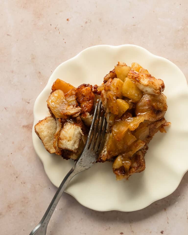 Cinnamon Rolls and Apple Pie Filling (Easy Bake Recipe) - Olives + Thyme