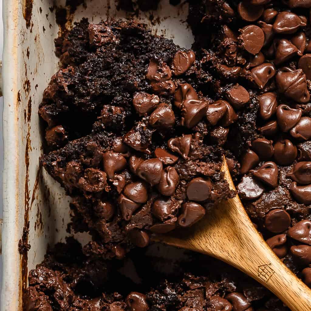 Chocolate Dump Cake (Quick and Easy Recipe) - Olives + Thyme