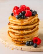 Pancakes without Milk (Fluffy and Easy to Make) - Olives + Thyme
