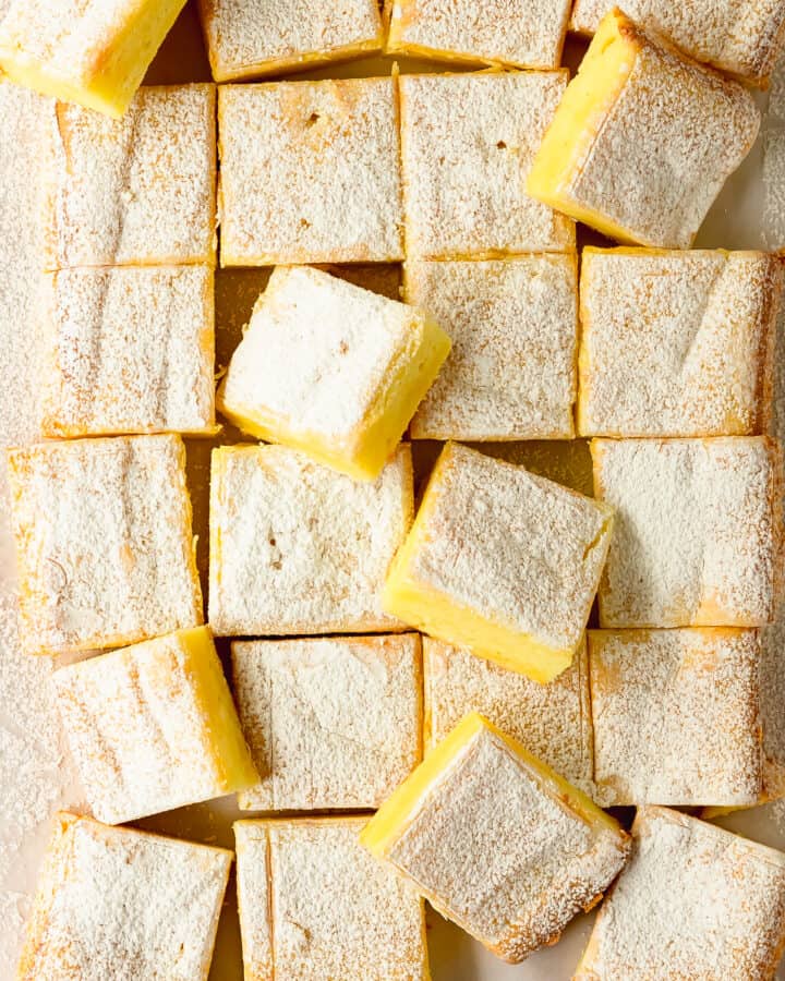 2 Ingredient Lemon Bars (Easy Cake Mix Recipe) - Olives + Thyme