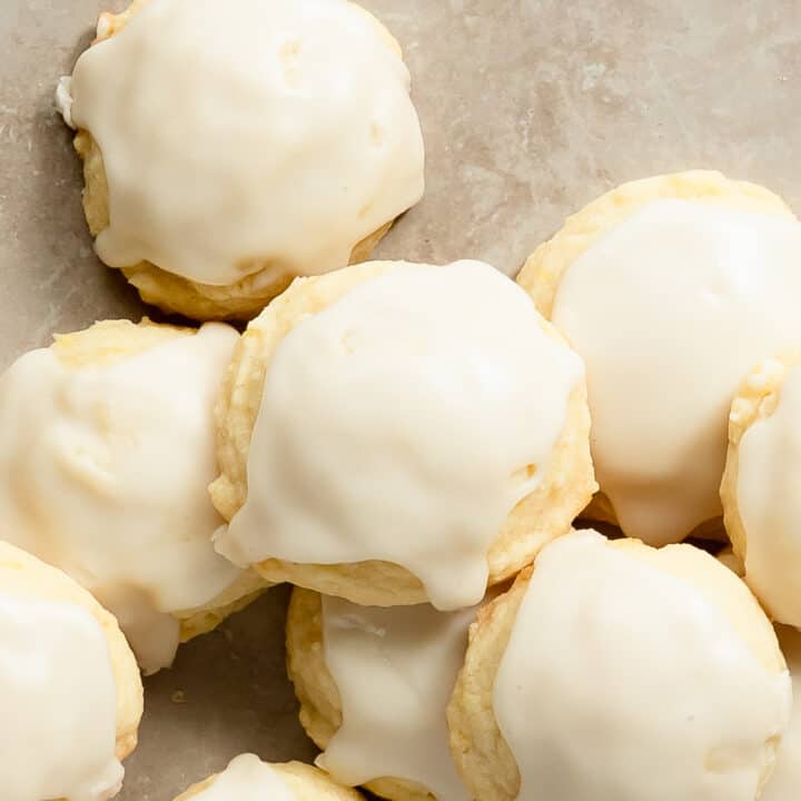 Lemon Drop Cookies (Italian Lemon Cookies) - Olives + Thyme