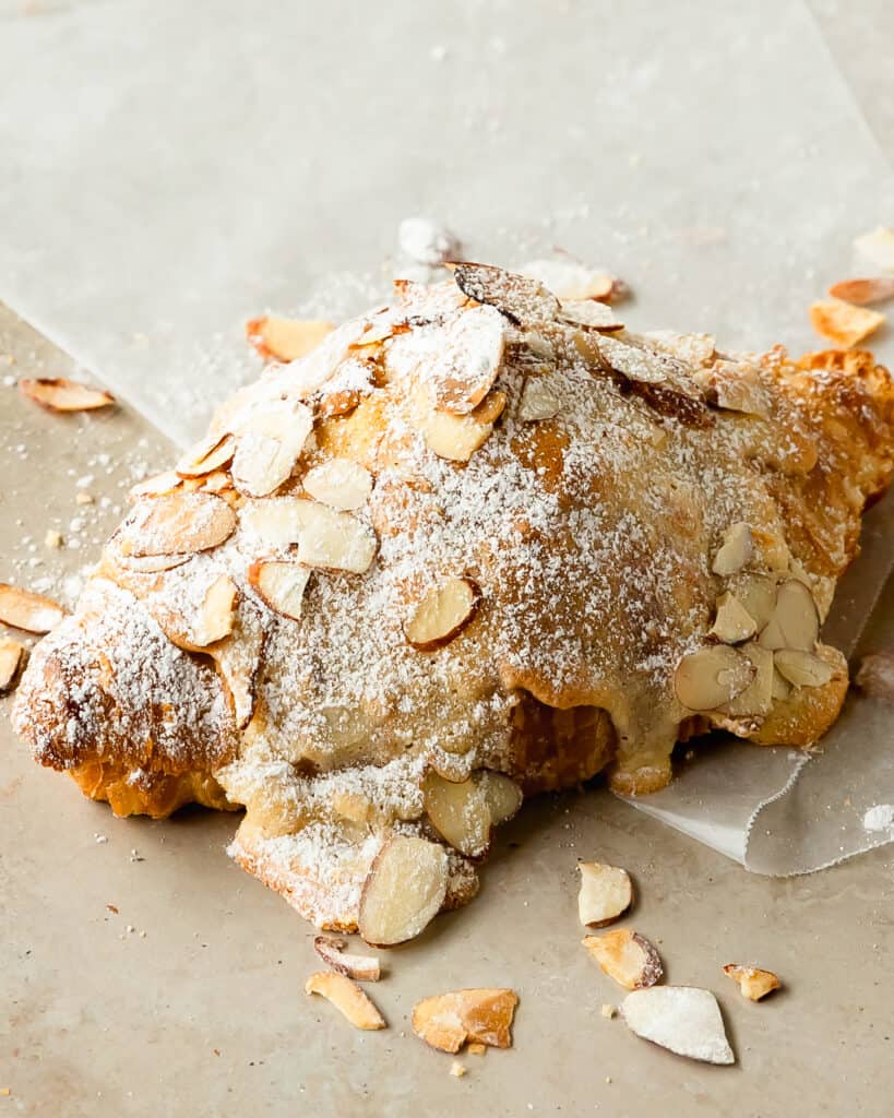 Almond Croissants (Easy French Bakery Style) - Olives + Thyme