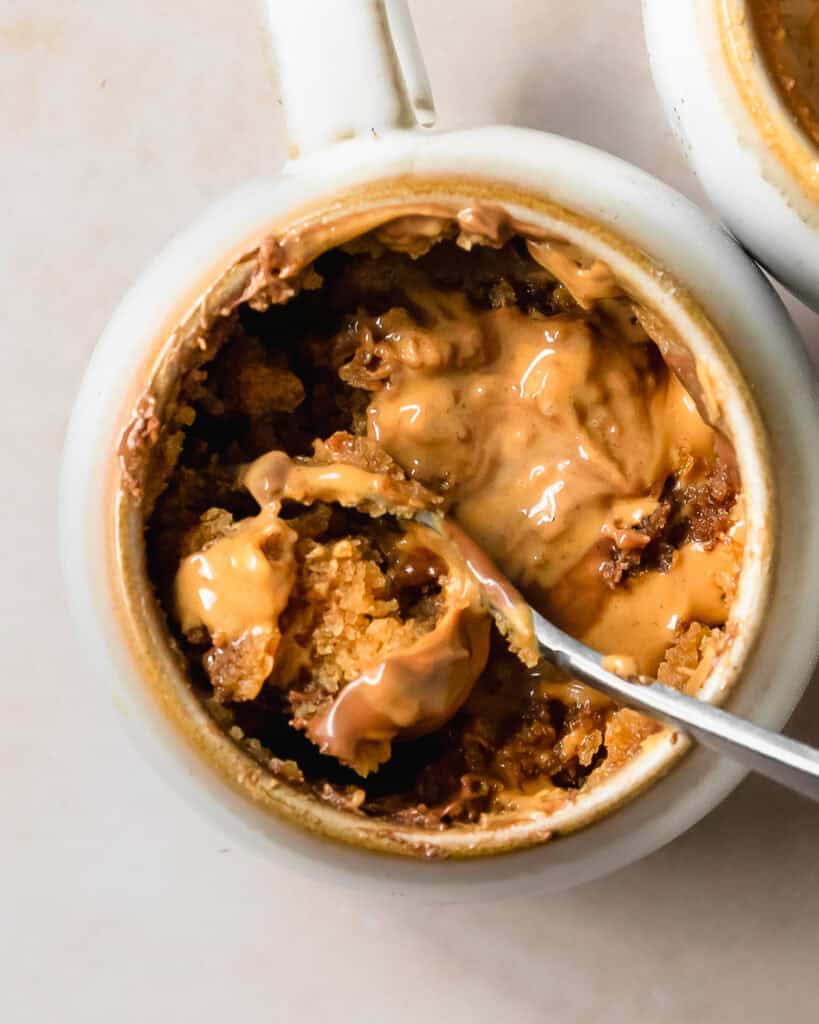 Peanut Butter Mug Cake (Quick and Easy Recipe) - Olives + Thyme