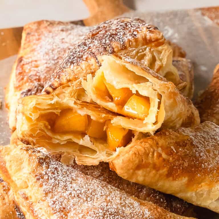 Peach Turnovers (with Puff Pastry) - Olives + Thyme