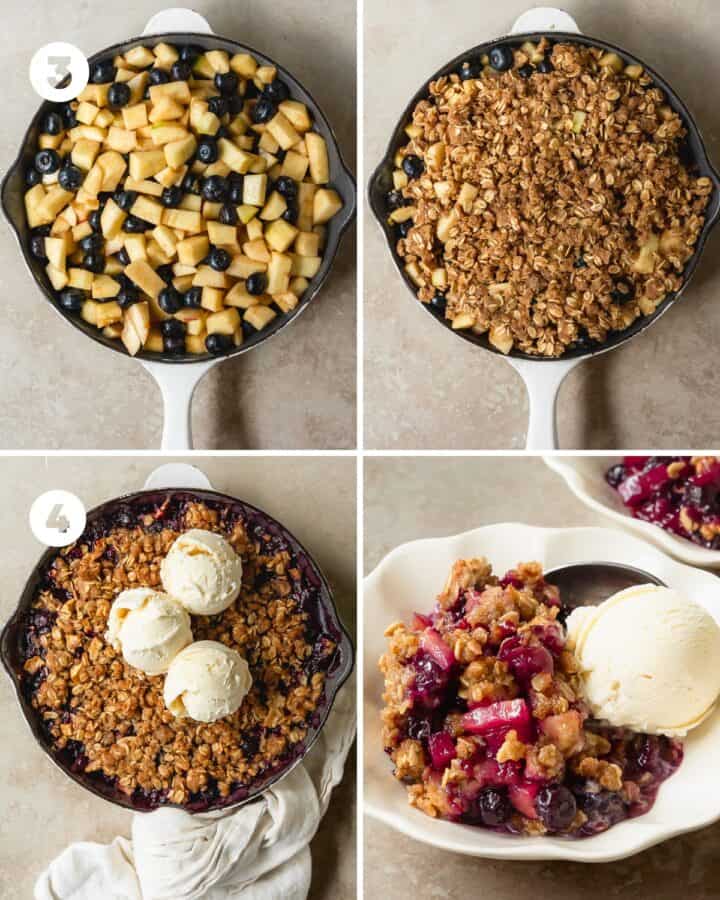 Apple Blueberry Crisp (Fresh and Easy Recipe) - Olives + Thyme