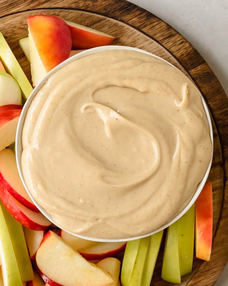 Apple Dip (Easy 5 Minute Recipe) - Olives + Thyme