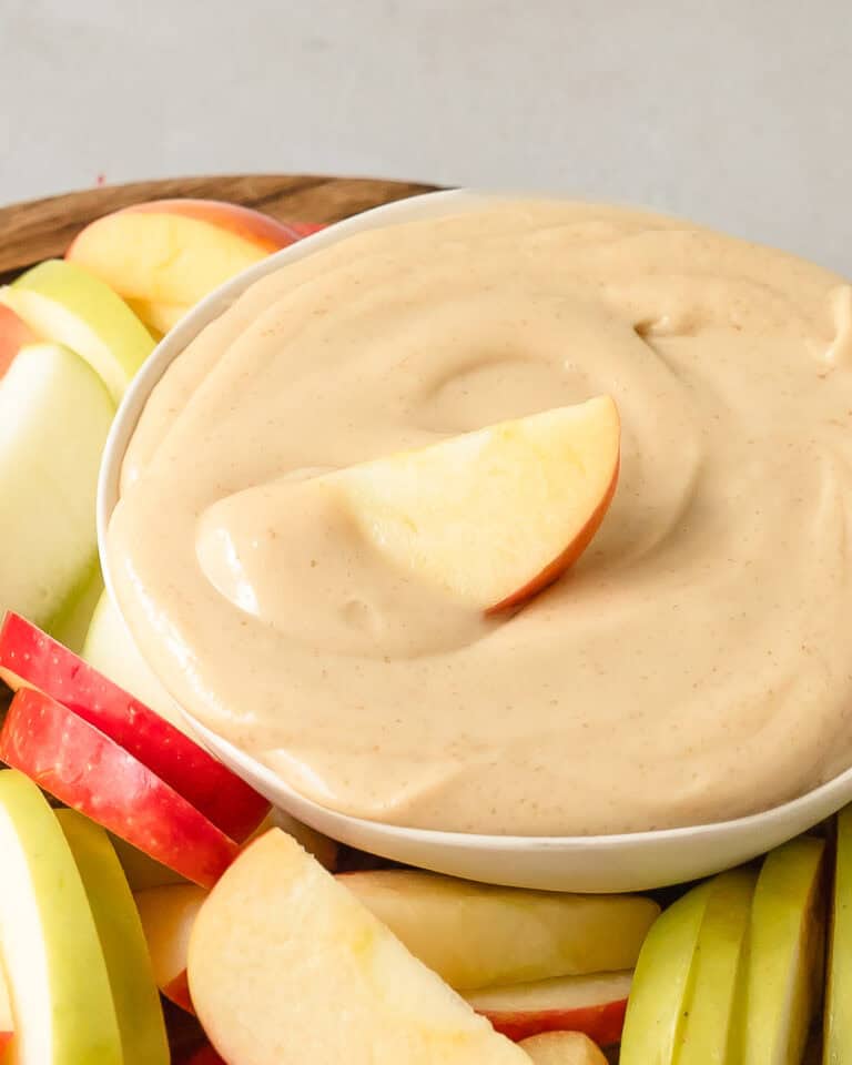 Apple Dip (Easy 5 Minute Recipe) - Olives + Thyme
