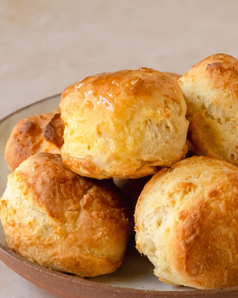 Air Fryer Biscuits (Soft and Fluffy Recipe) - Olives + Thyme