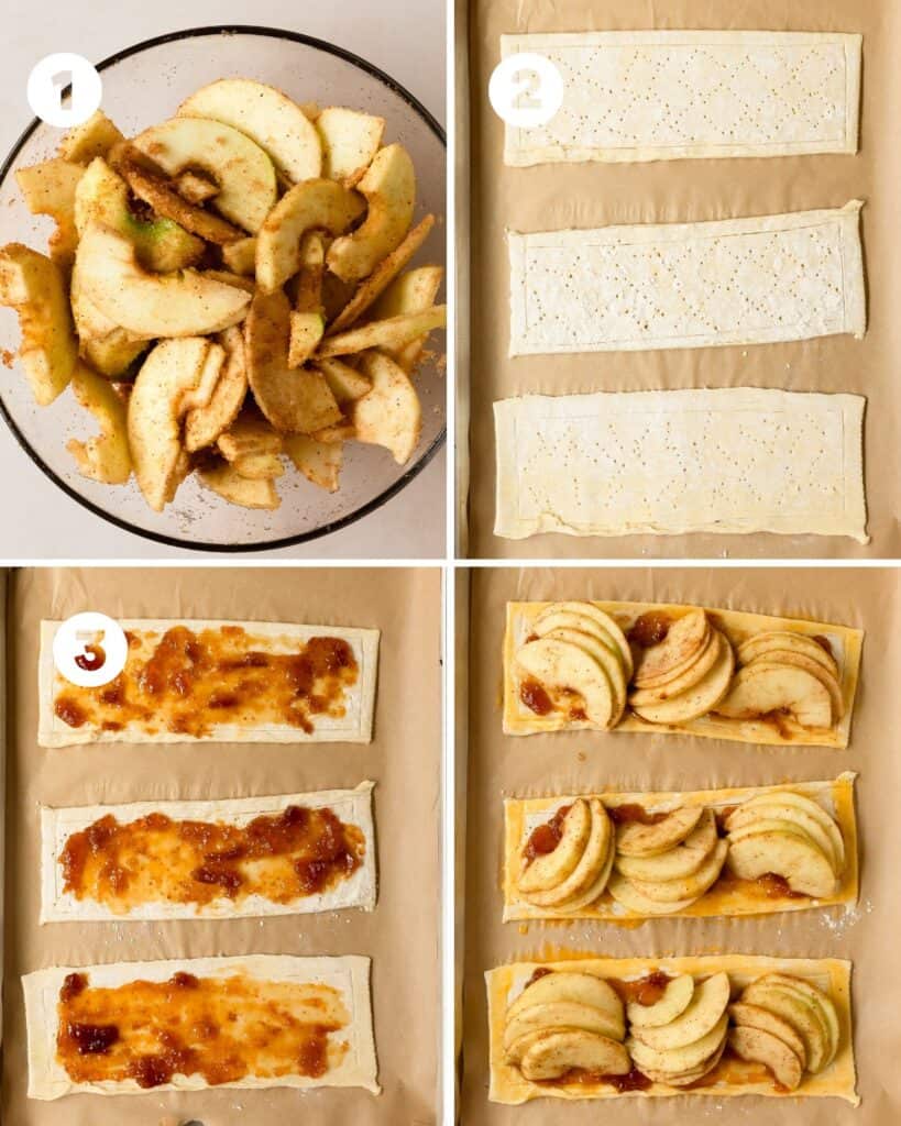 Puff Pastry Apple Tart (Easy Recipe) - Olives + Thyme