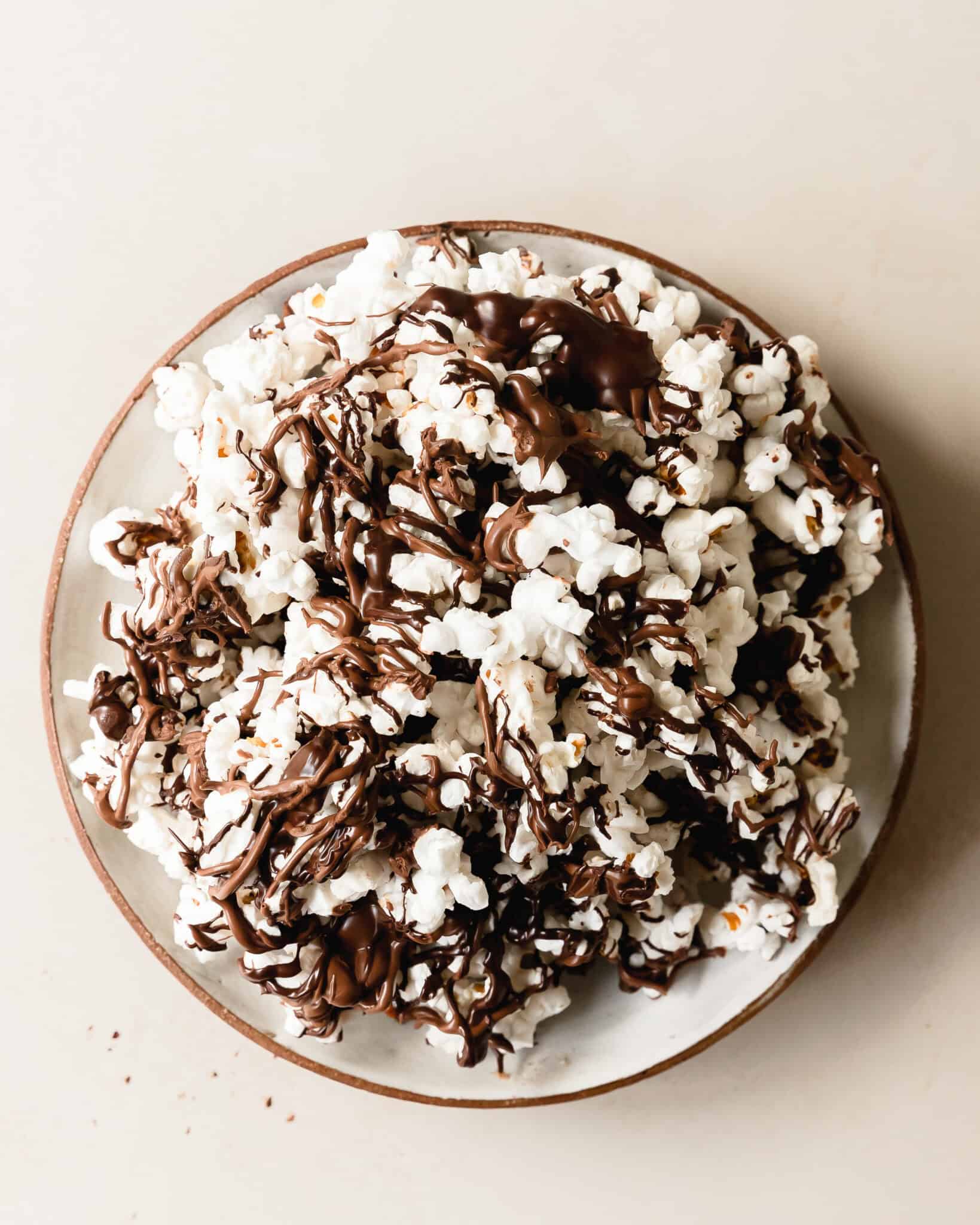 Chocolate Covered Popcorn (Quick and Easy Snack) - Olives + Thyme
