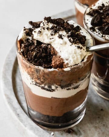 Chocolate Parfait (Creamy No Bake Recipe) - Olives + Thyme
