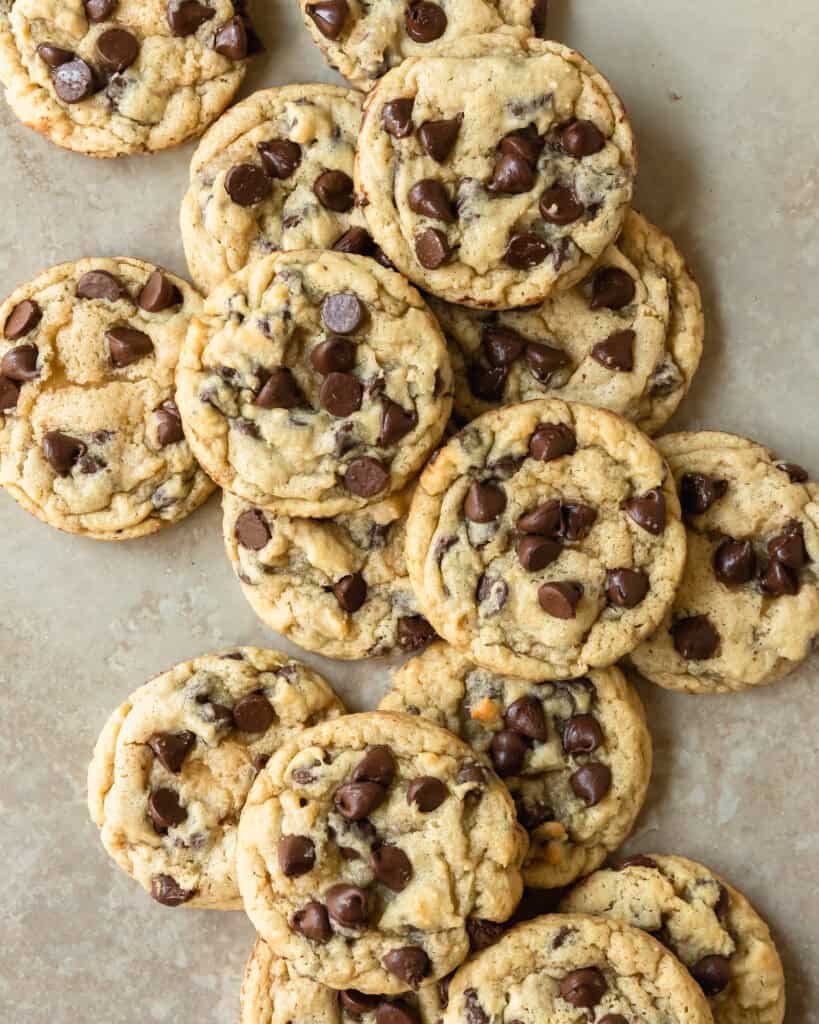Cream Cheese Chocolate Chip Cookies (Soft Batch Recipe) - Olives + Thyme