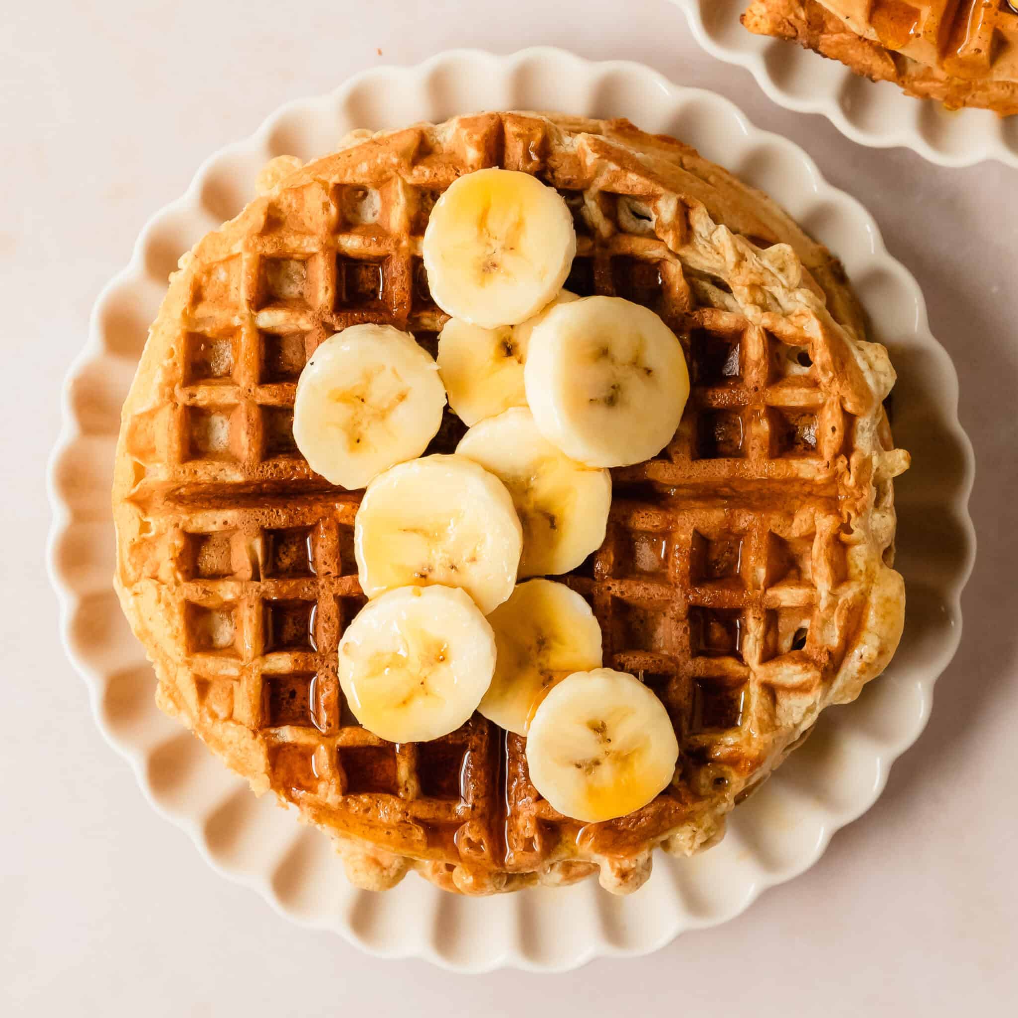 Banana Waffles (Easy and Fluffy Recipe) - Olives + Thyme