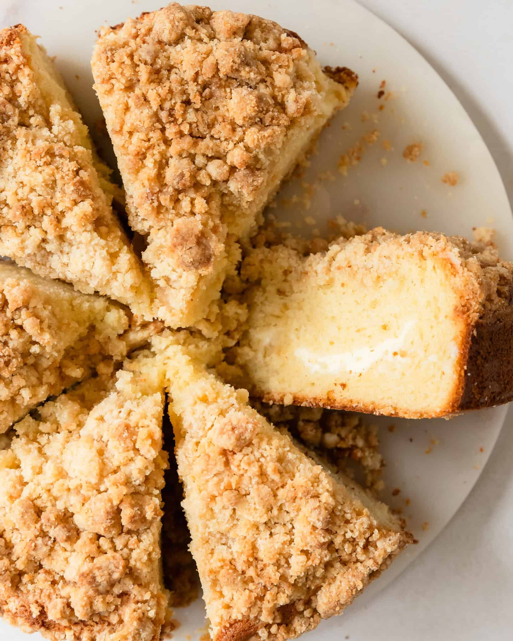 Cream Cheese Coffee Cake (Quick and Easy Recipe) - Olives + Thyme