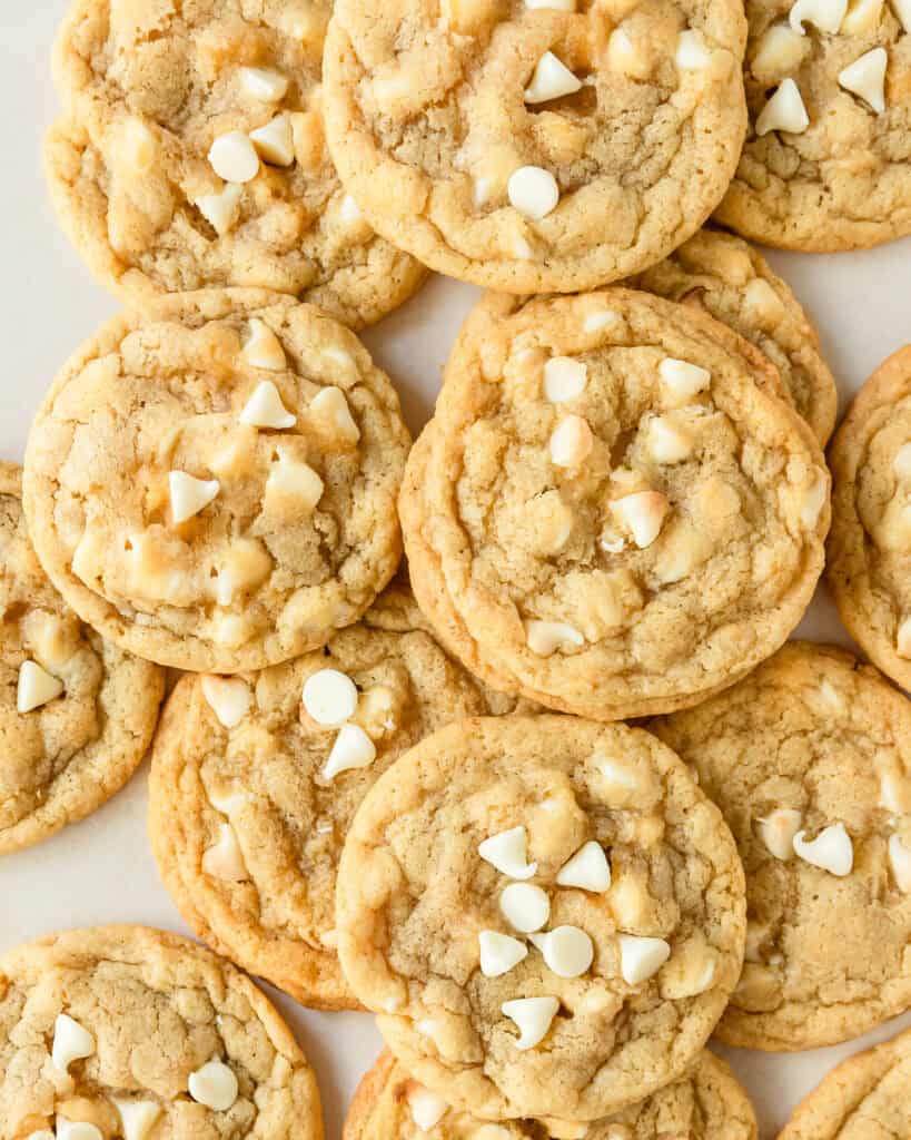 White Chocolate Chip Cookies (Soft and Chewy Recipe) - Olives + Thyme