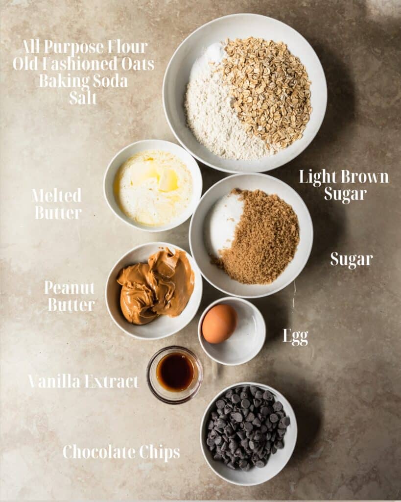 Peanut Butter Oatmeal Bars (Soft and Chewy Recipe) - Olives + Thyme