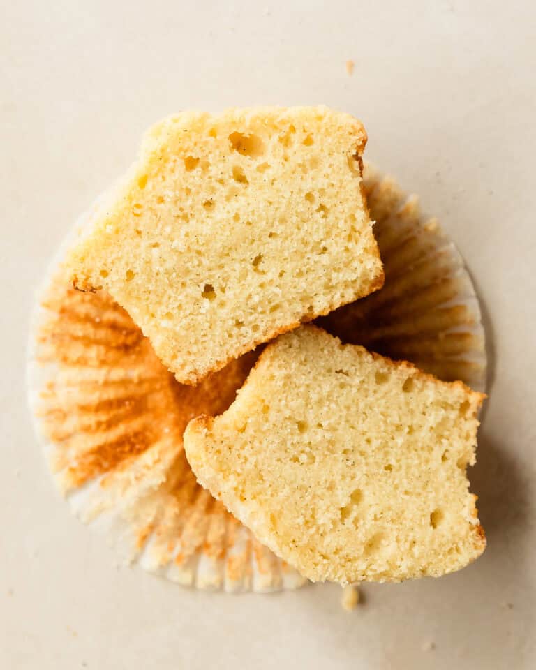 Vanilla Muffins (Easy, Moist and Fluffy Recipe) - Olives + Thyme