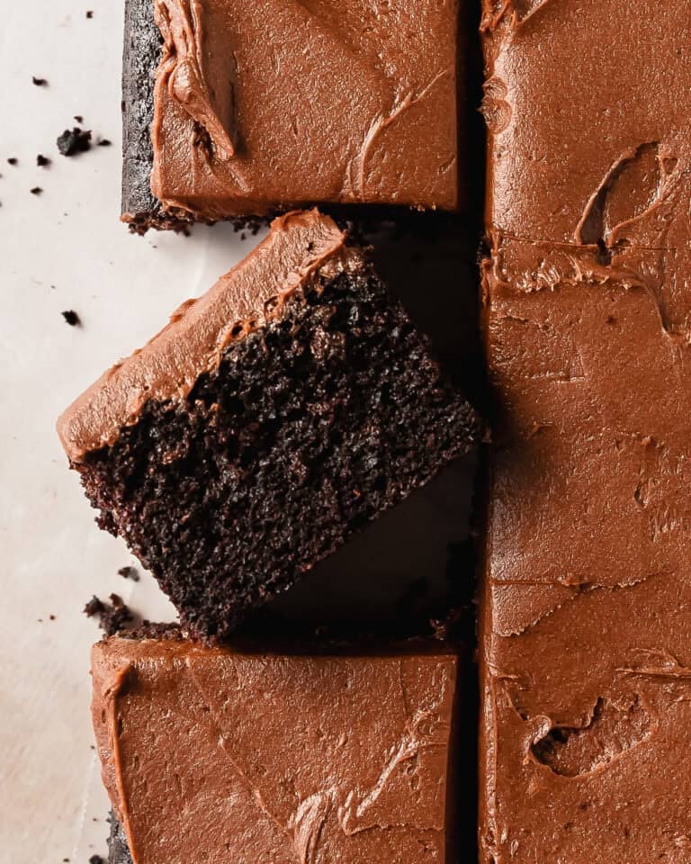 Chocolate Mayonnaise Cake (Moist Old Fashioned Recipe) - Olives + Thyme