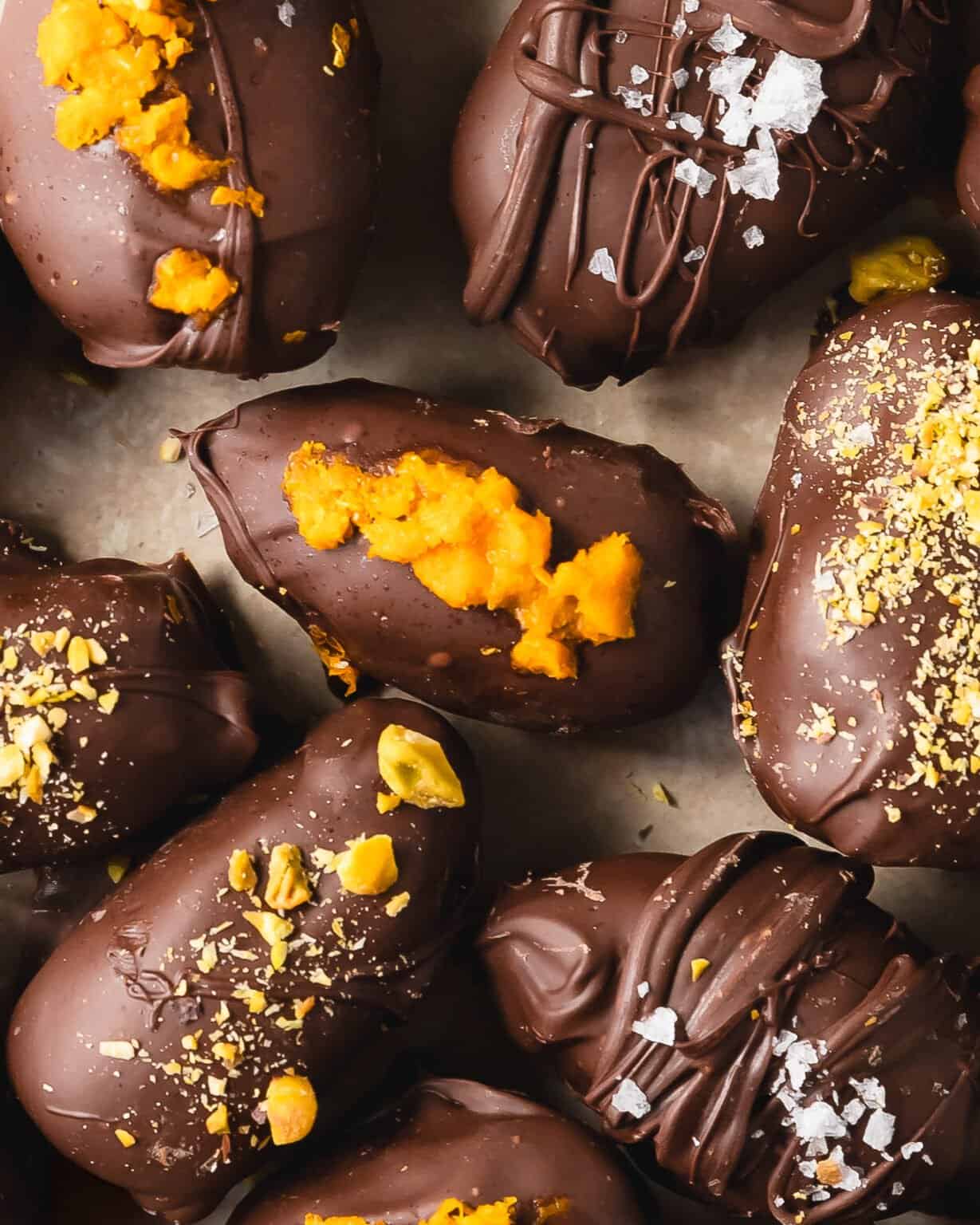 Chocolate Covered Dates (Quick, Easy and Healthy) - Olives + Thyme
