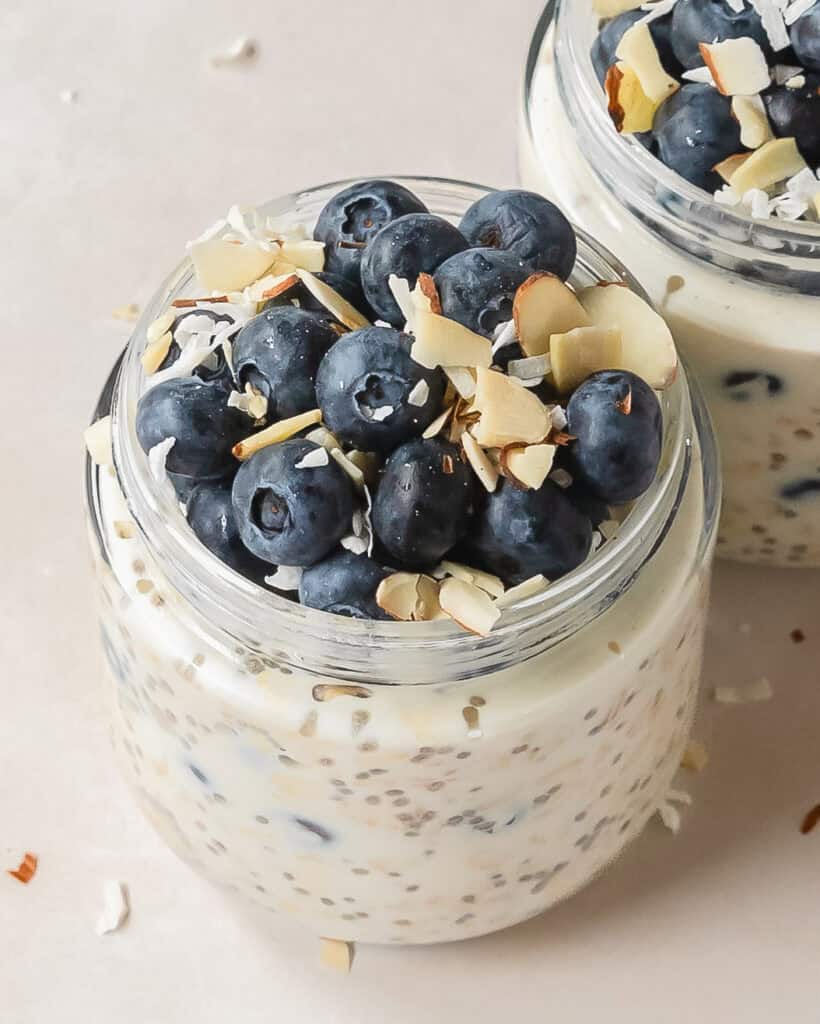 Blueberry Overnight Oats (Easy 5 Minute Recipe) - Olives + Thyme