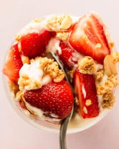 Strawberry Parfait (Easy and Healthy Dessert or Breakfast) - Olives + Thyme