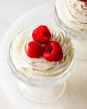 Vanilla Mousse (Easy, Light and Fluffy Recipe) - Olives + Thyme