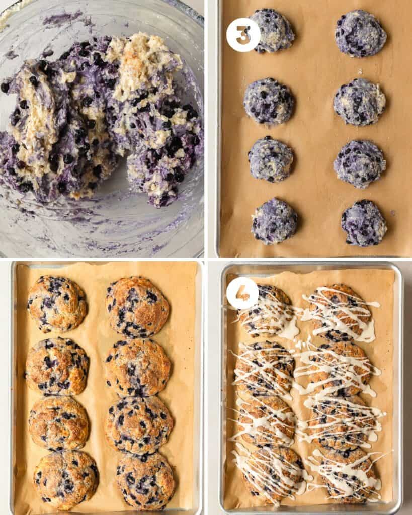 Blueberry Biscuits(Easy Drop Biscuit Recipe) - Olives + Thyme