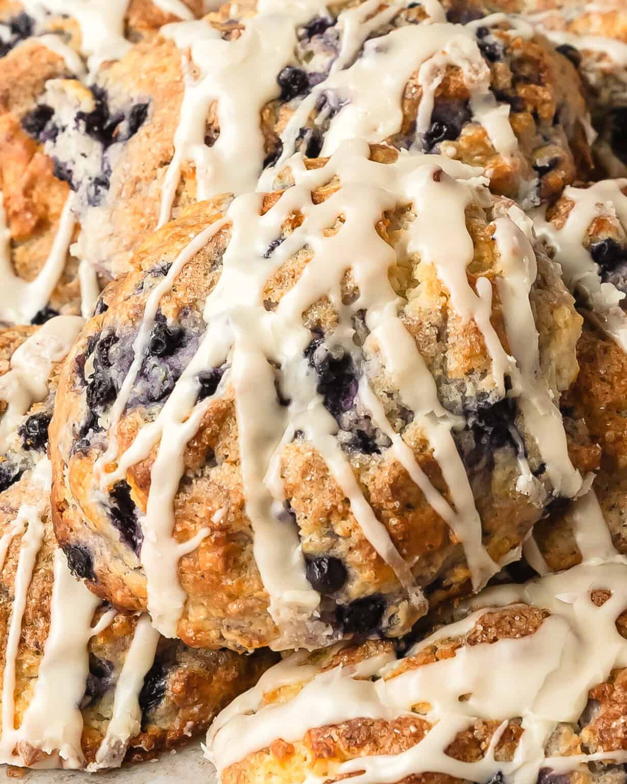 Blueberry Biscuits(Easy Drop Biscuit Recipe) - Olives + Thyme