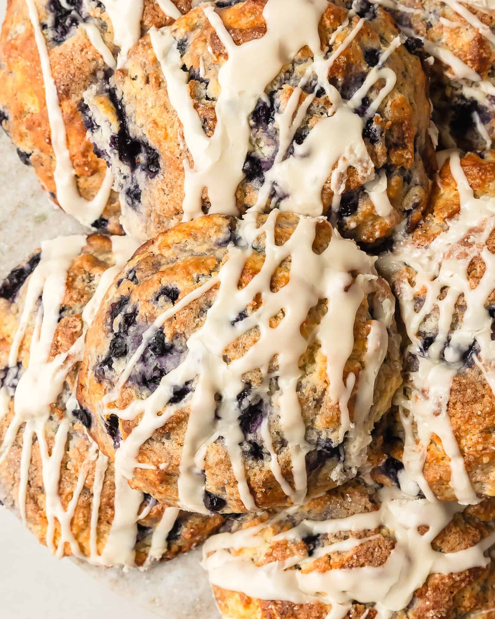 Blueberry Biscuits(Easy Drop Biscuit Recipe) - Olives + Thyme