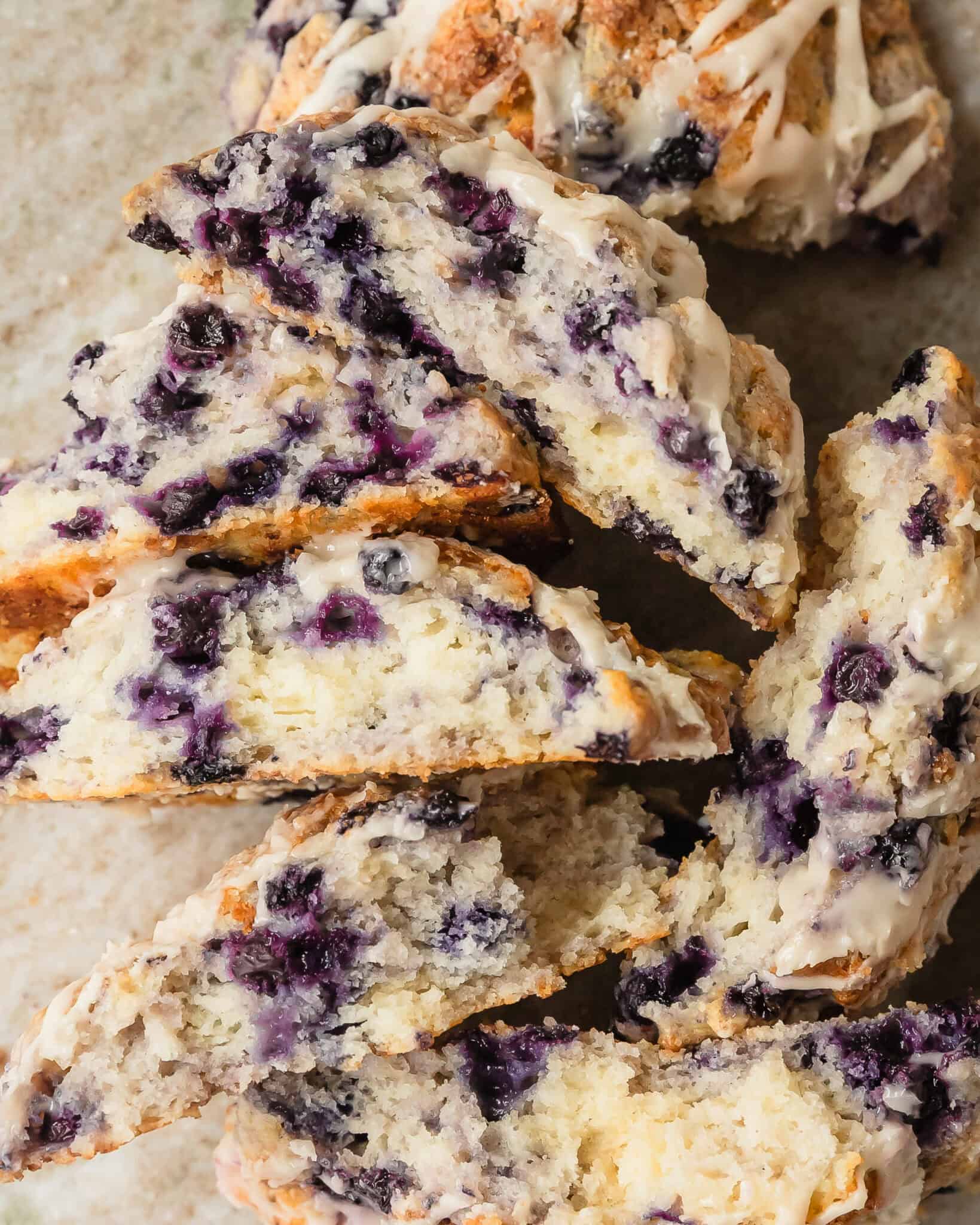Blueberry Biscuits(Easy Drop Biscuit Recipe) - Olives + Thyme
