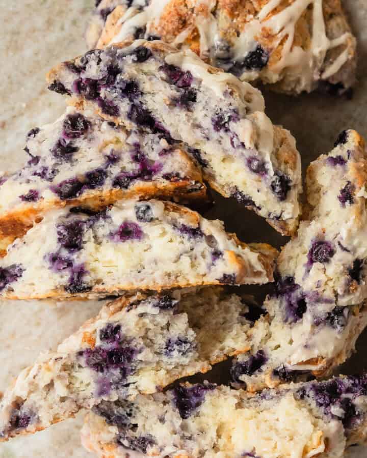 Blueberry Biscuits(Easy Drop Biscuit Recipe) - Olives + Thyme