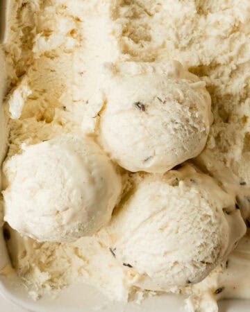 Lavender Ice Cream (Sweet and Creamy No Churn Recipe) - Olives + Thyme